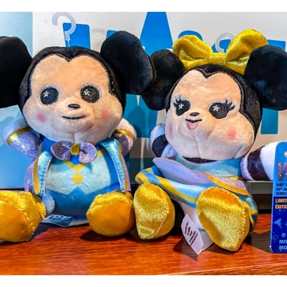 Disney | Toys | Mickey And Minnie Mouse Wishables 5th Anniversary Walt ...